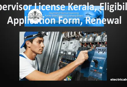 Electrical license Renewal in Tamilnadu Supervisor Contractor & Wireman ...